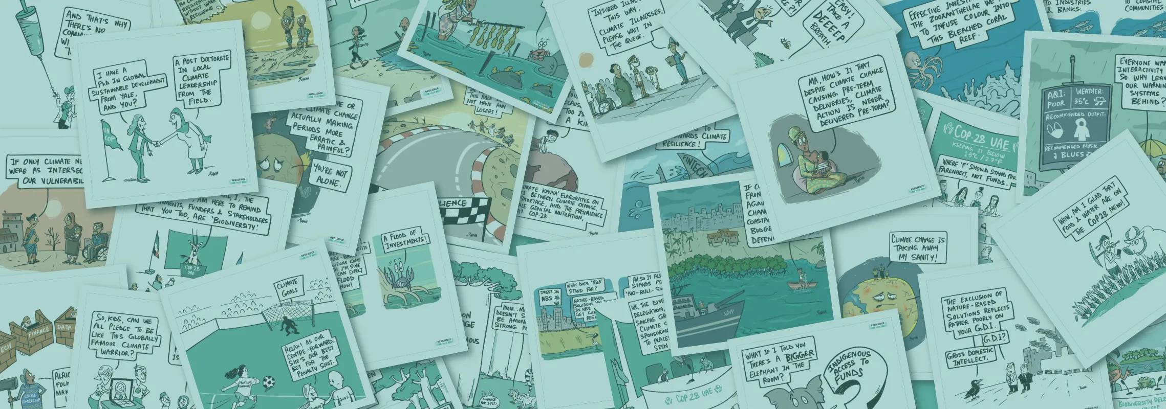 COPtoons from COP28 - COP Resilience Hub